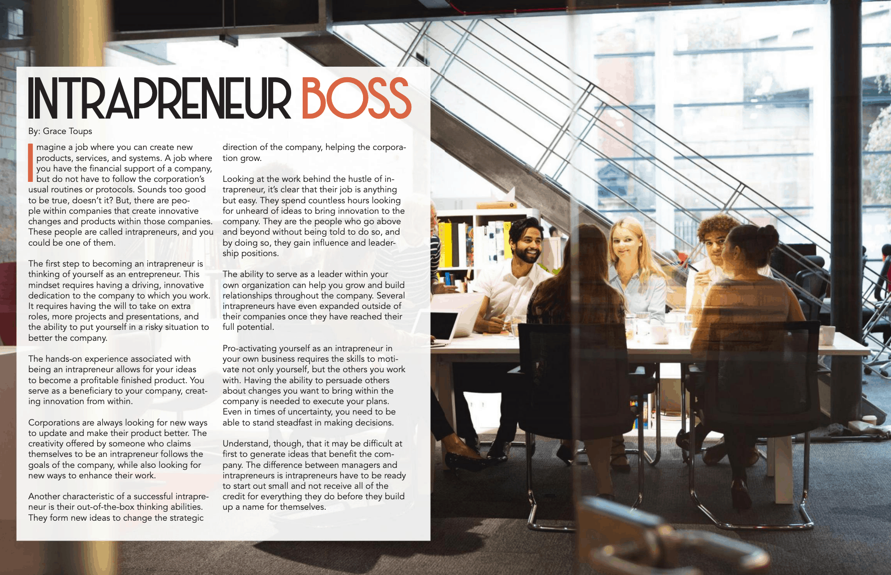 Intrapreneur Boss | Breezin' Entertainment